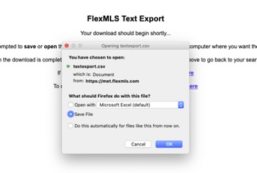 Exporting Data from FLEXMLS